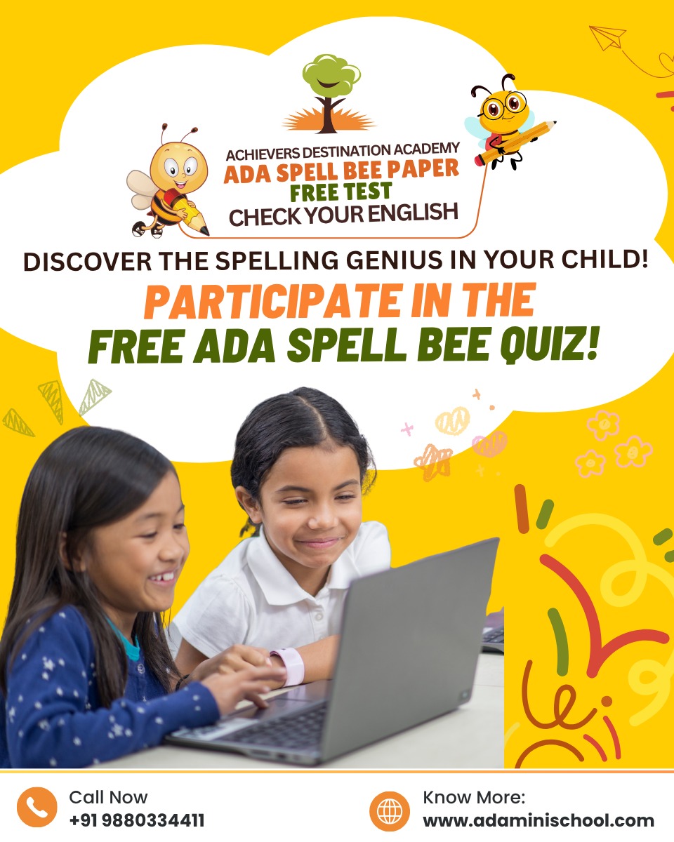 Spell Bee Free Mock Test For Grade-1 - poshditt